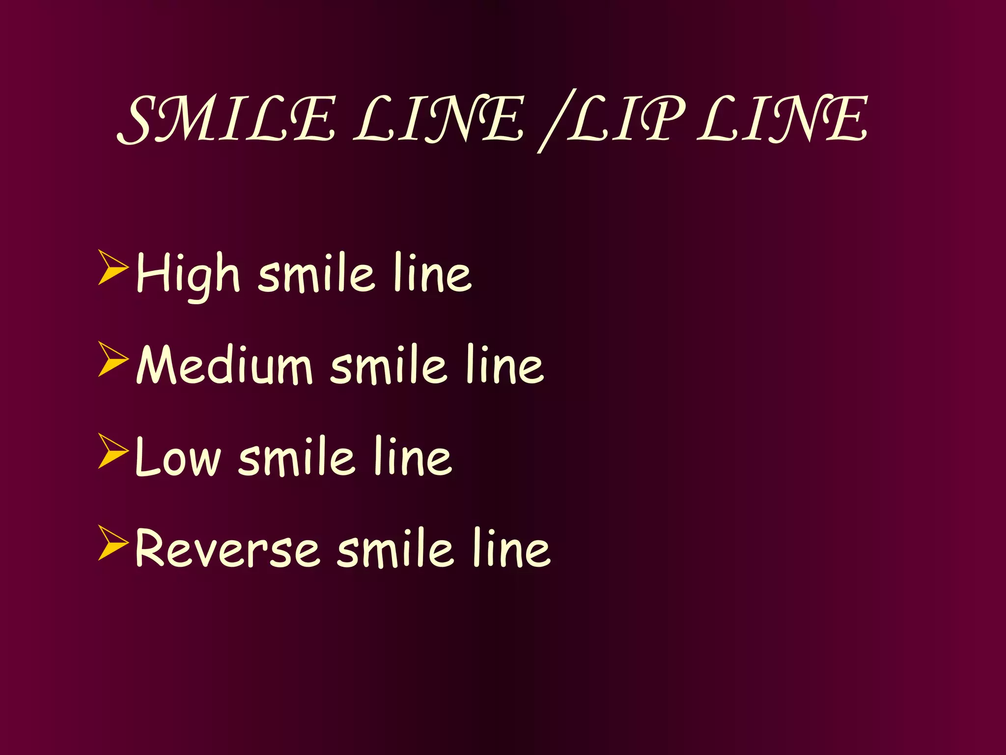 The smile line and its importance in treatment planning | PPT | Dental ...