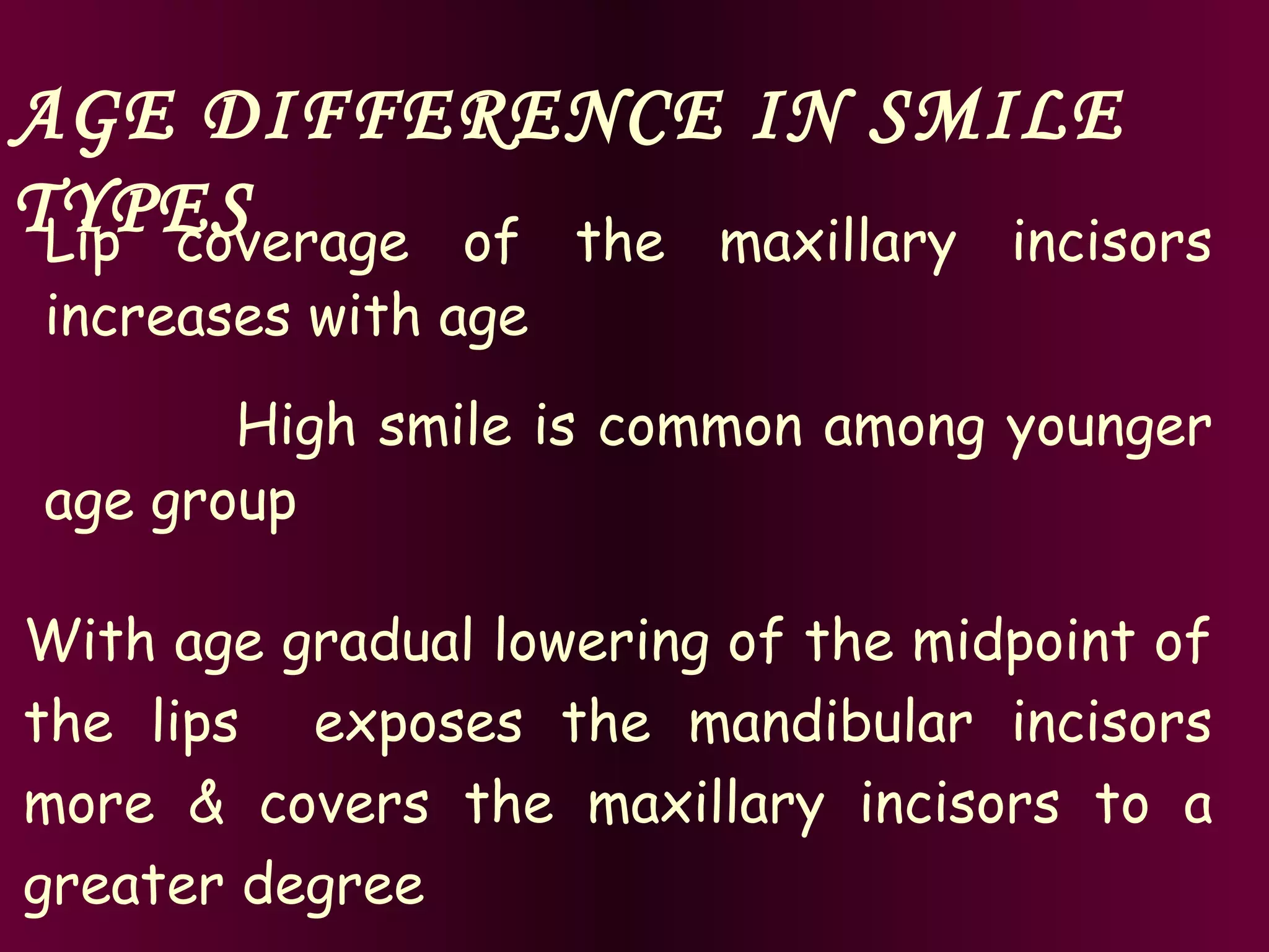 The smile line and its importance in treatment planning | PPT | Dental ...