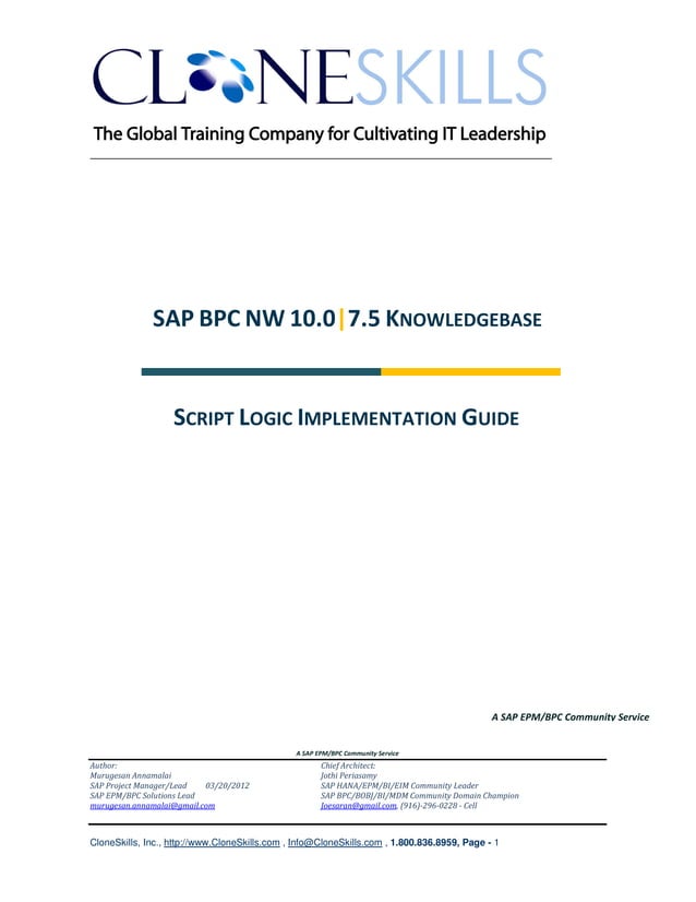 87004425 sap-bpc-nw-10-0-7-5-script-logic-implementation-guide | PDF | Computing | Technology ...
