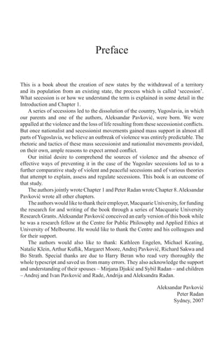 Creating New States Aleksandar Pavkovic With Peter Radan | PDF