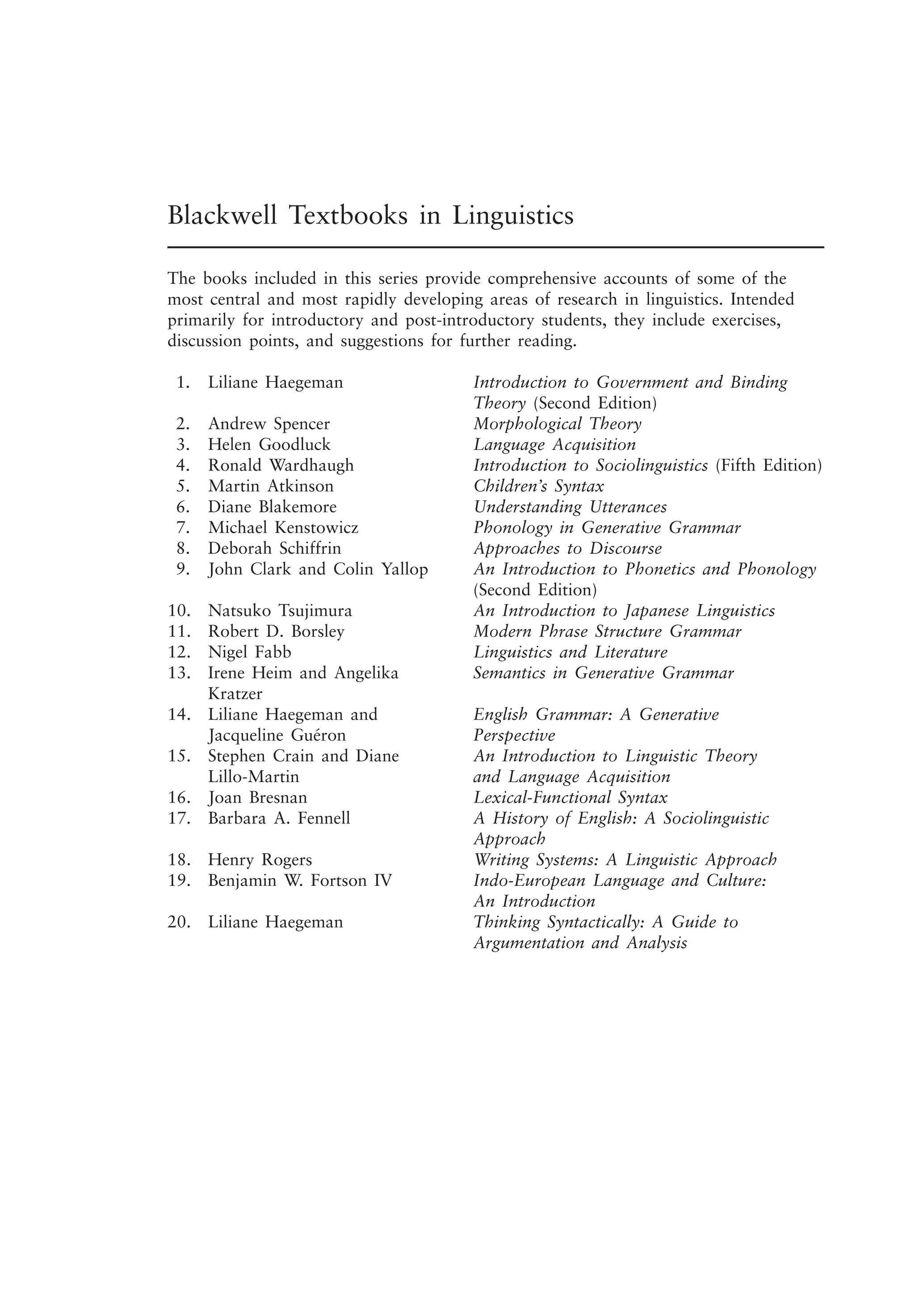 An Introduction To Sociolinguistics Fifth Edition 5th Edition Ronald ...