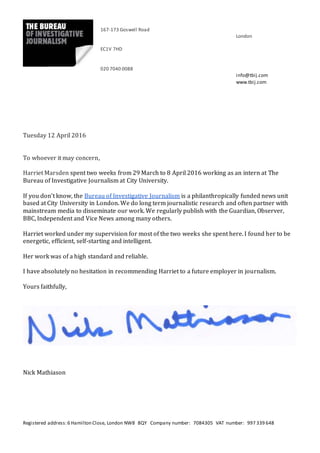 bureau reference | DOCX