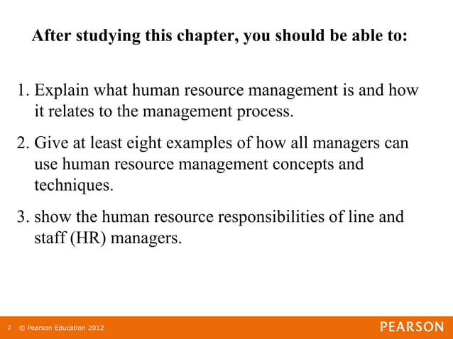 Chapter 1 Introduction to Human Resource Management | PPT