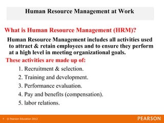Chapter 1 Introduction to Human Resource Management | PPT