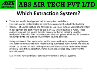 Fume Extraction Systems by Team ABS Air Tech | PPT