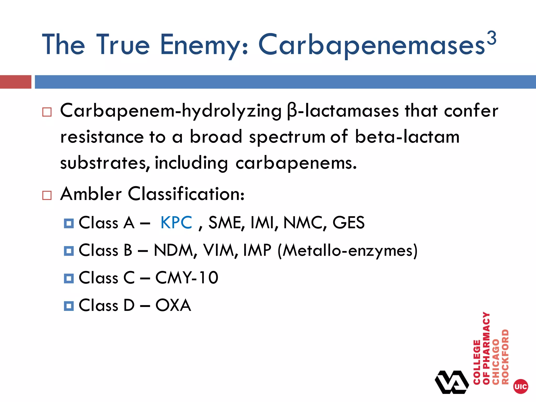 Carbapenem-resistant Enterobacteriaceae ppt 8.18.16.NOWICKI | PDF