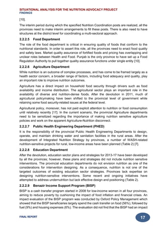 MI - FINAL REPORT - SITUATIONAL ANALYSIS FOR ADVOCACY PROJECT | PDF