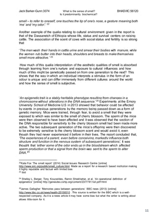 EPQ Final (Olfaction Dissertation) | DOCX