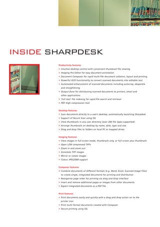 SHARP Document Management | PDF