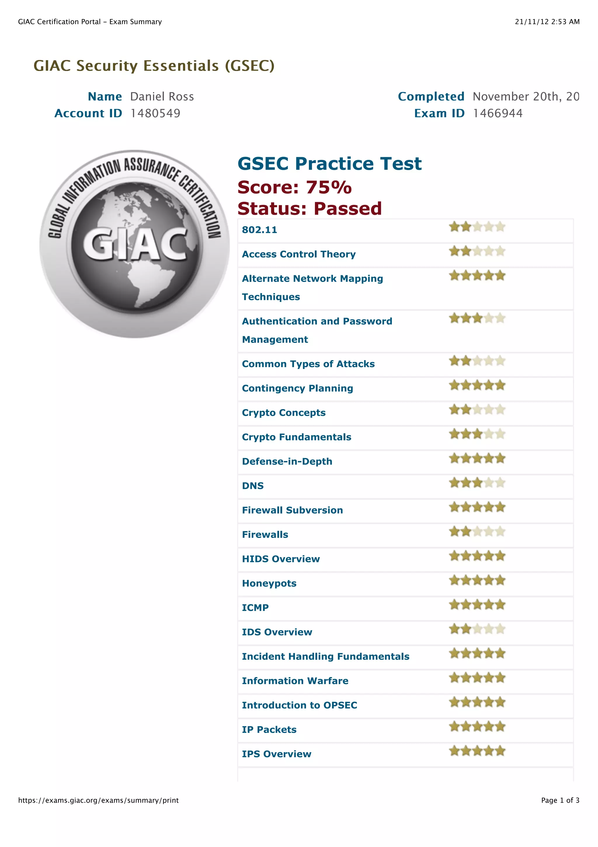GSEC-Exam | PDF