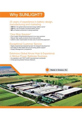 Sunlight Traction Battery | PDF