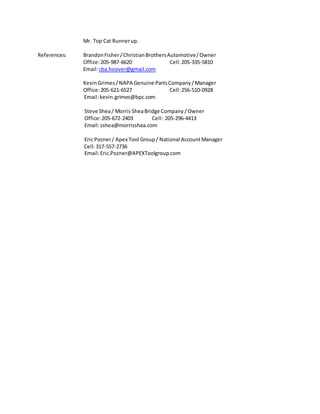 Brian Fields Resume | DOCX