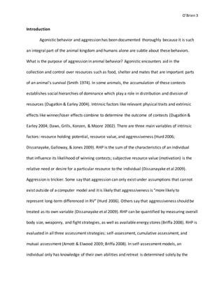 Effects of Subordination on Ornectes Virilis Performance in Mirror ...