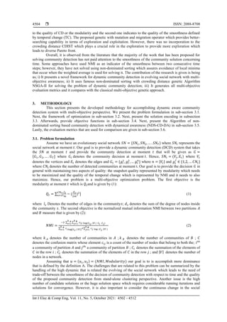 Multi-objective NSGA-II based community detection using dynamical evolution social network | PDF
