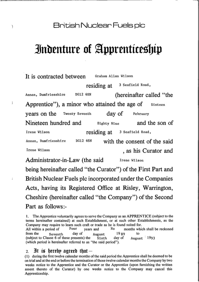 Instrument Mechanic apprenticeship certificate | PDF