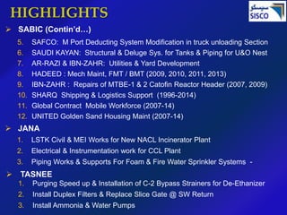 SISCO - Presentation SABIC | PPTX