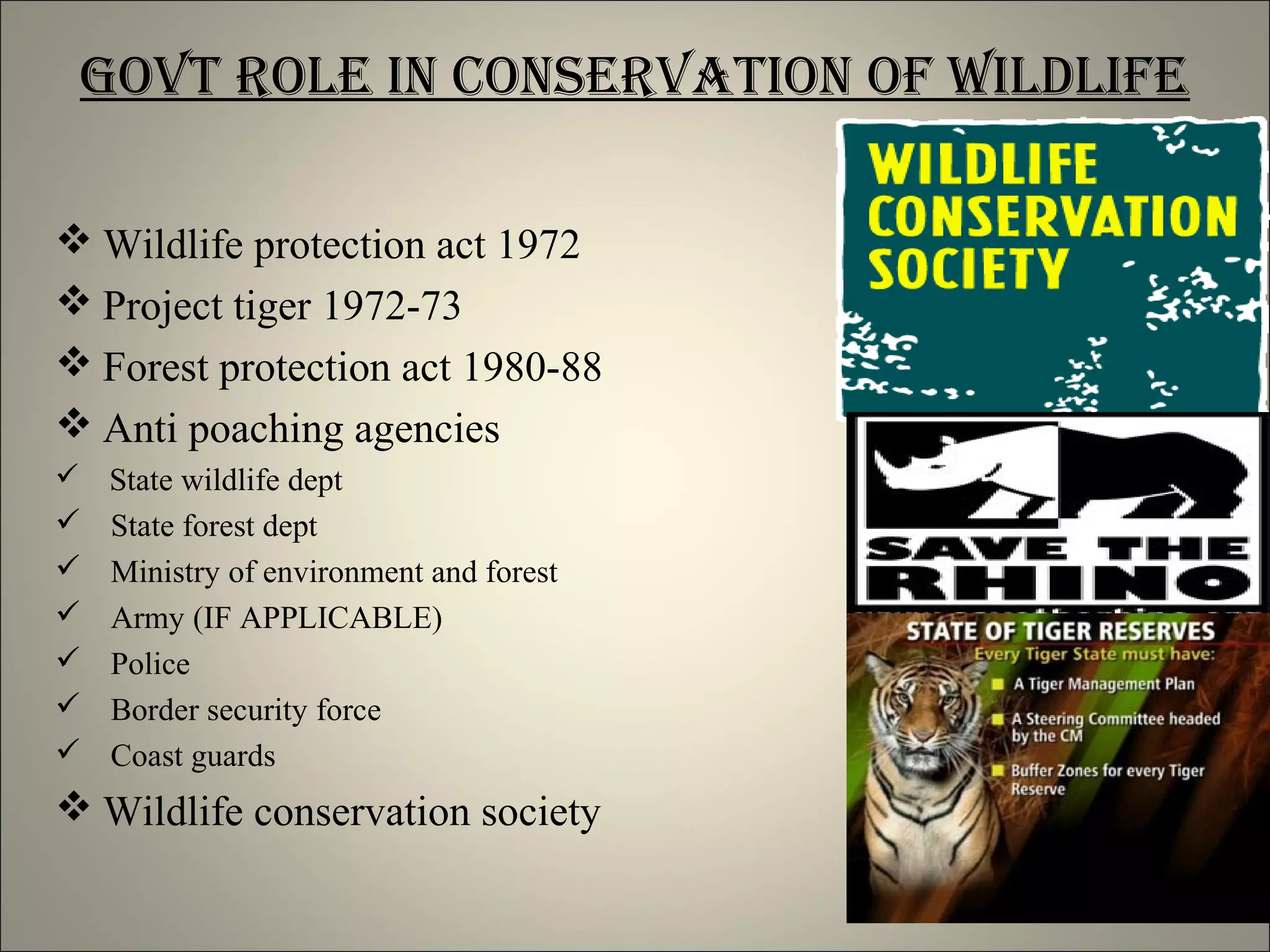 wildlife conservation | PPT