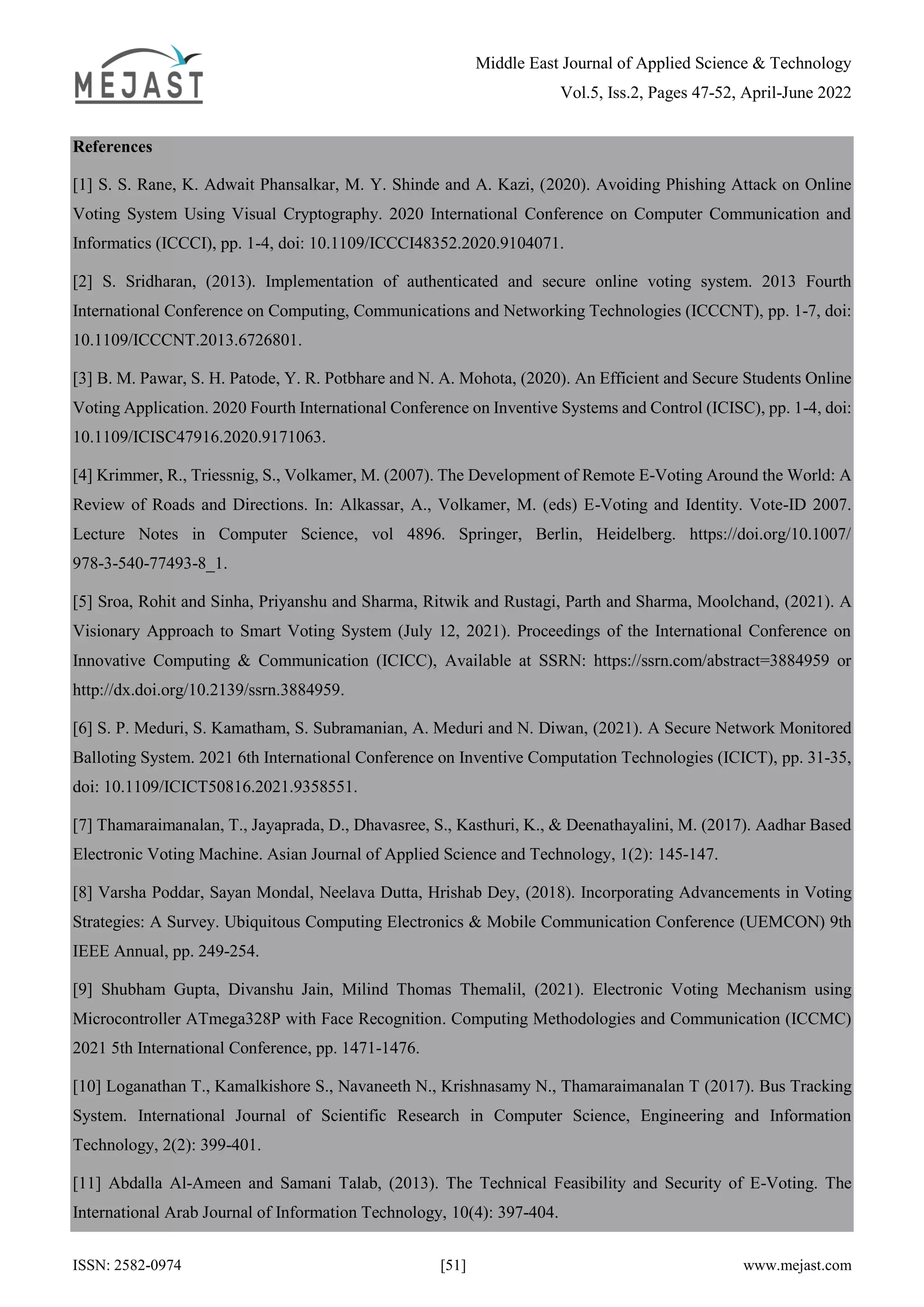 Avoiding Phishing Attacks in Online Voting System | PDF