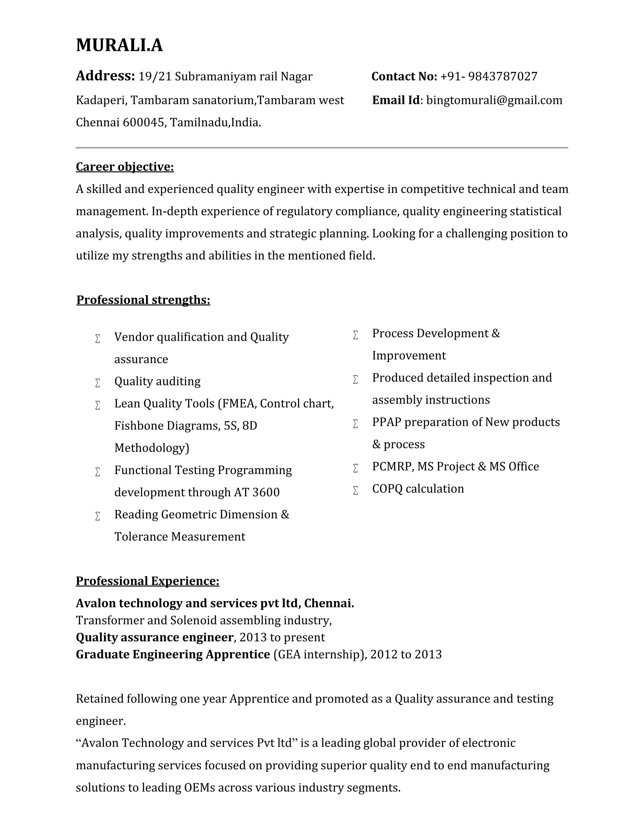 Murali_Resume_updated[1] | PDF