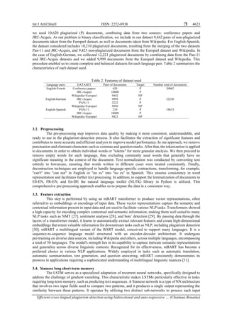 Efficient cross-lingual plagiarism detection using bidirectional and auto-regressive ...