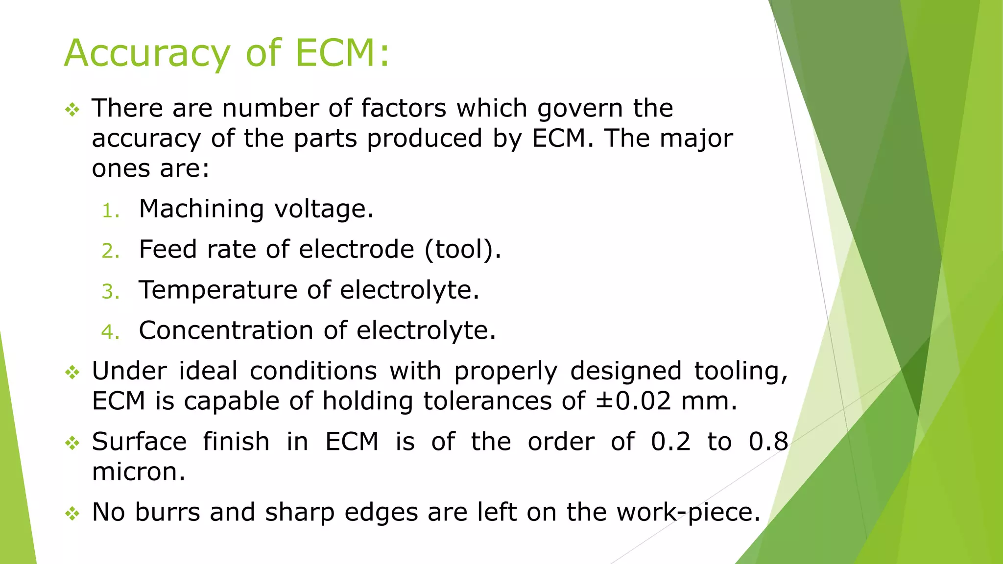 Electrochemical Machining | PPTX
