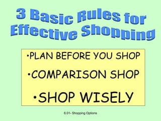 Effective Shopping | PPT
