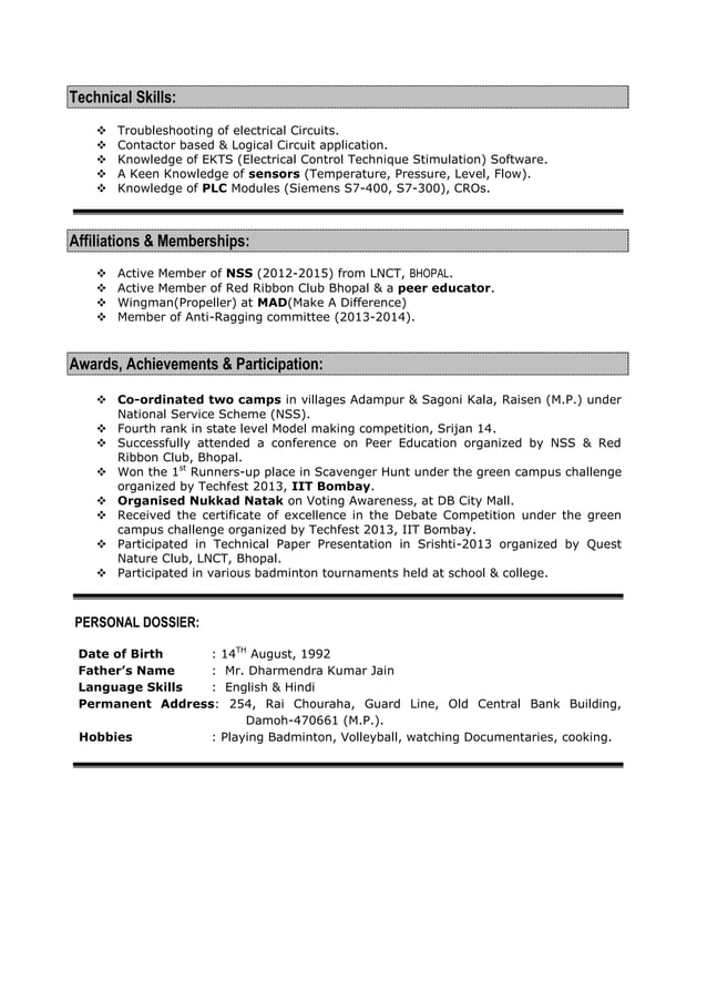 shubham resume | PDF | Education
