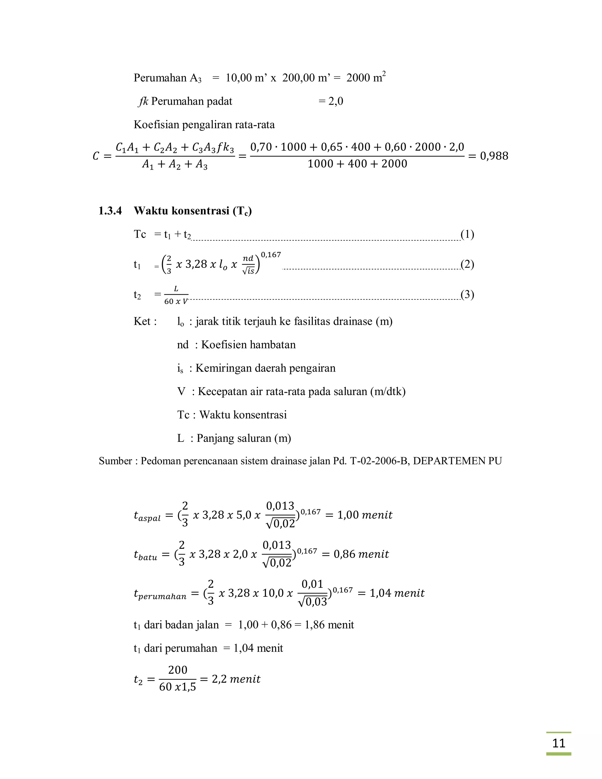 87280501 perencanaan-sistem-drainase-130227011440-phpapp01 | PDF