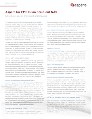 Isilon_Performance_Brief_AsperaDS | PDF