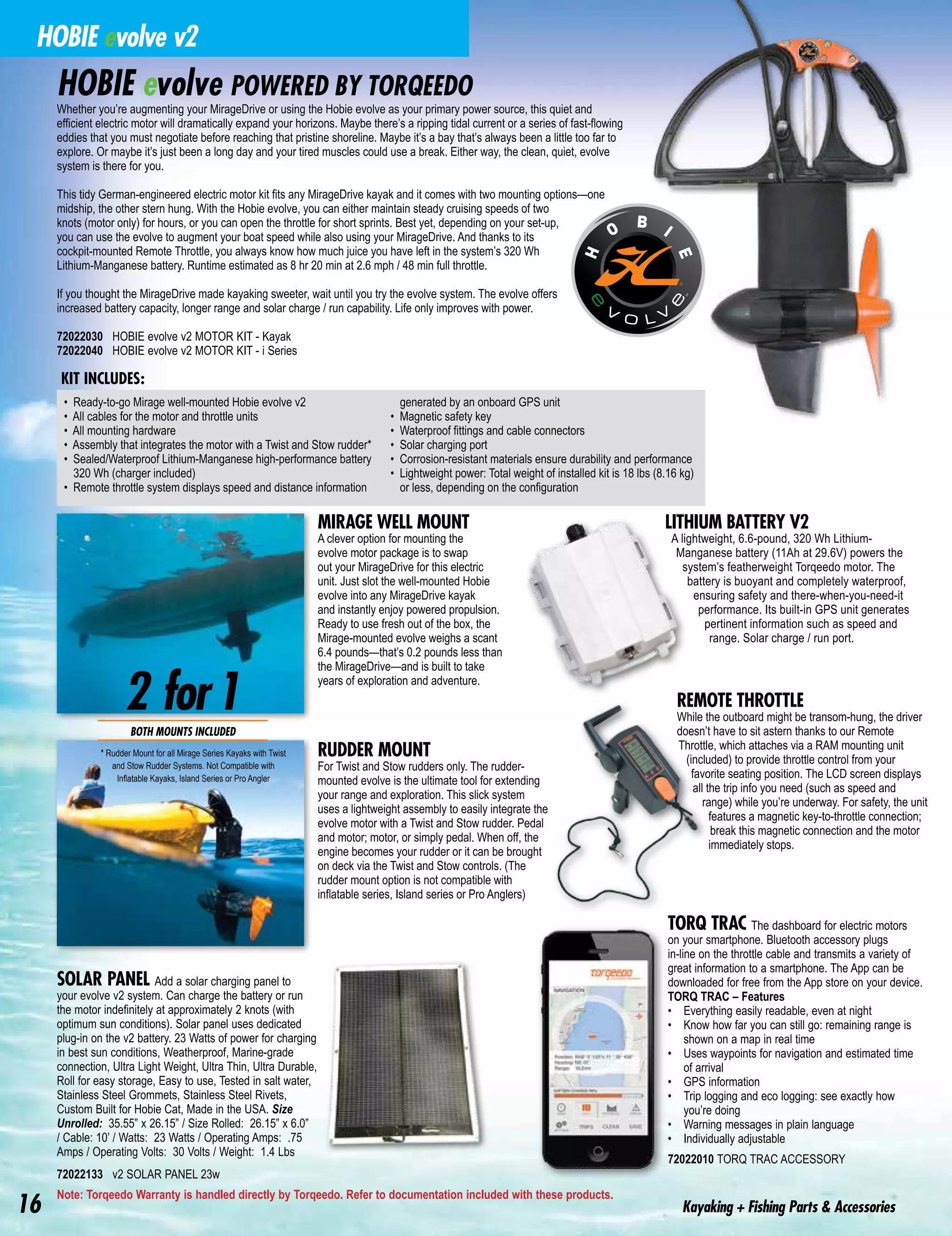 catálogo de accesorios-Hobie Kayak 2016 | PDF