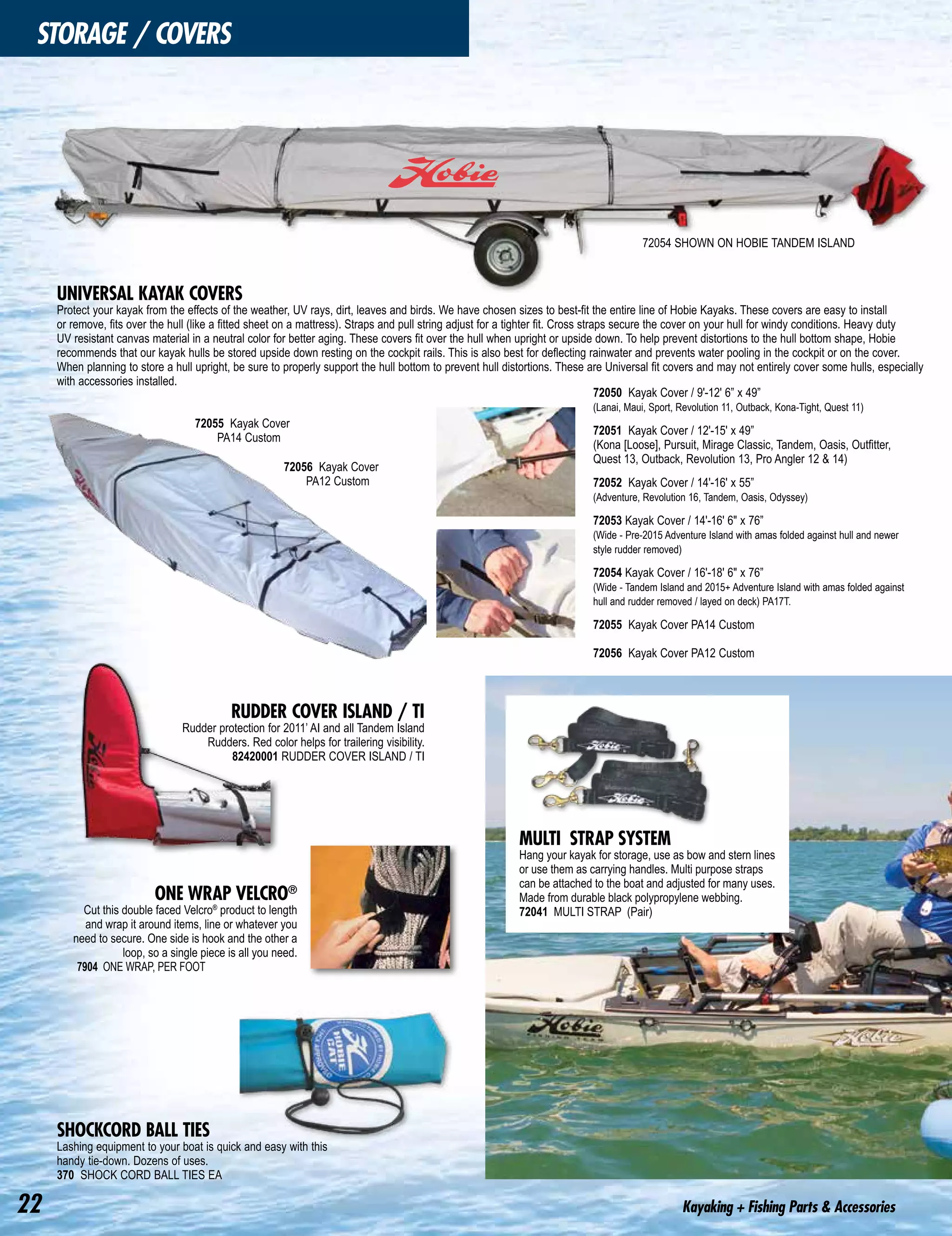 catálogo de accesorios-Hobie Kayak 2016 | PDF