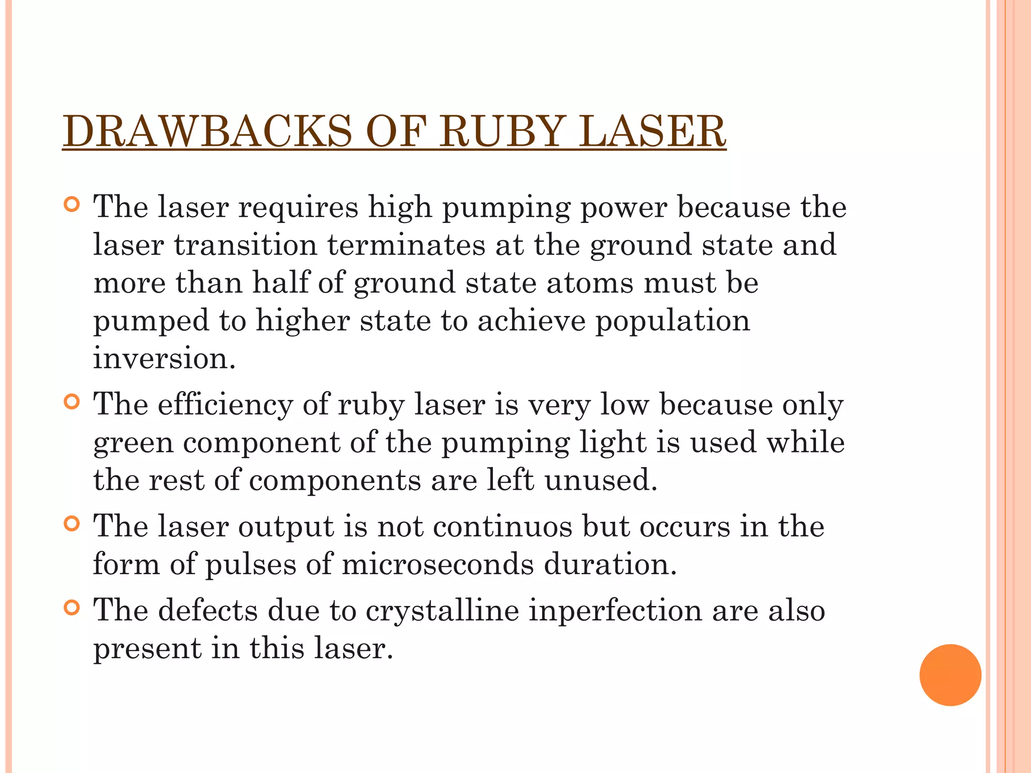 ruby laser | PPT