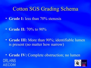 8737 Coclia 84 Glottic Ans Subglottic Stenosis | PPT