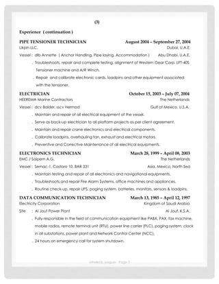 othellocv | PDF | Radio Control | Hobbies & Interests