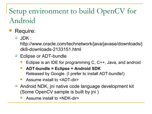 Springboard & OpenCV | PPT