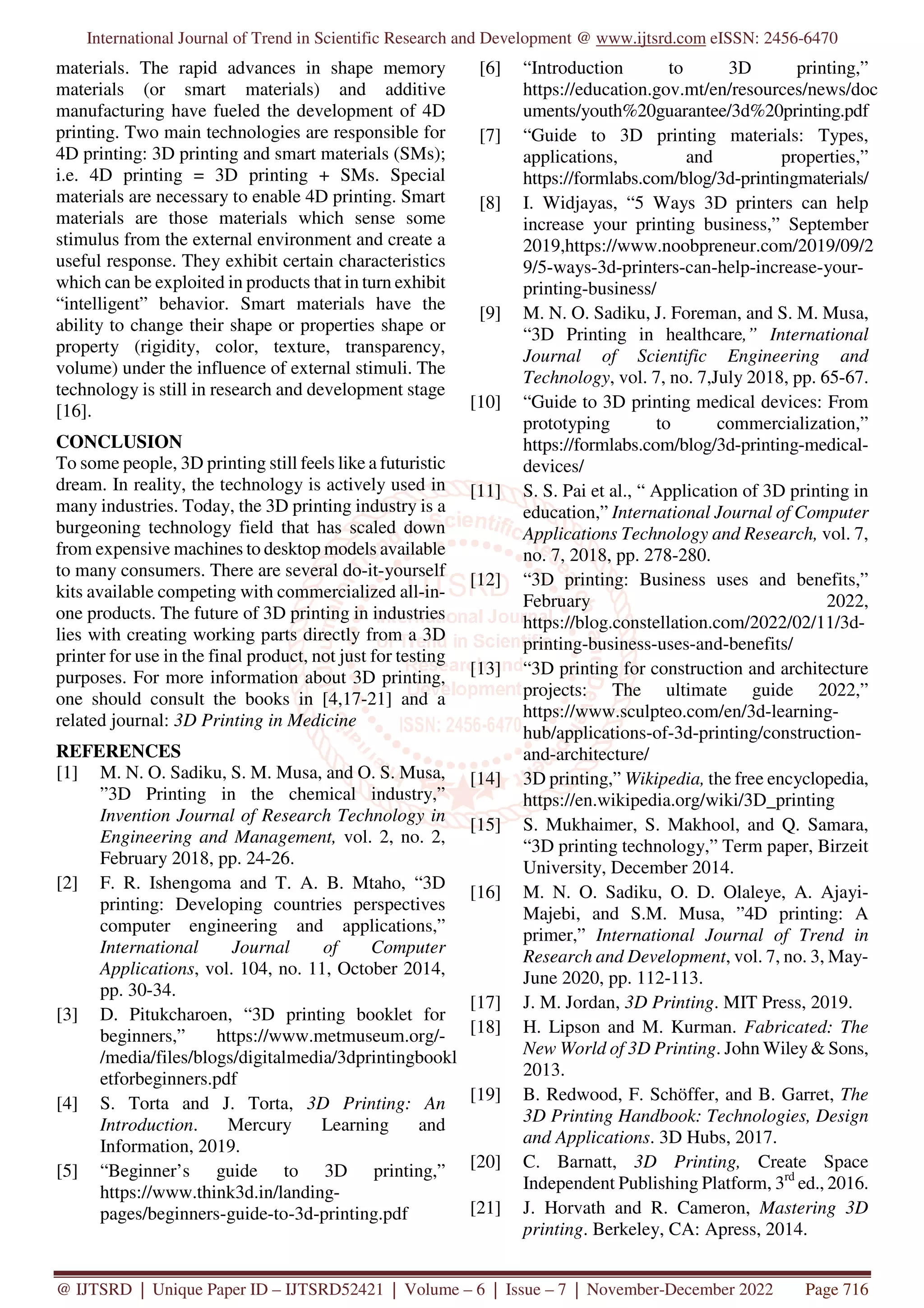 3D Printing An Introduction | PDF