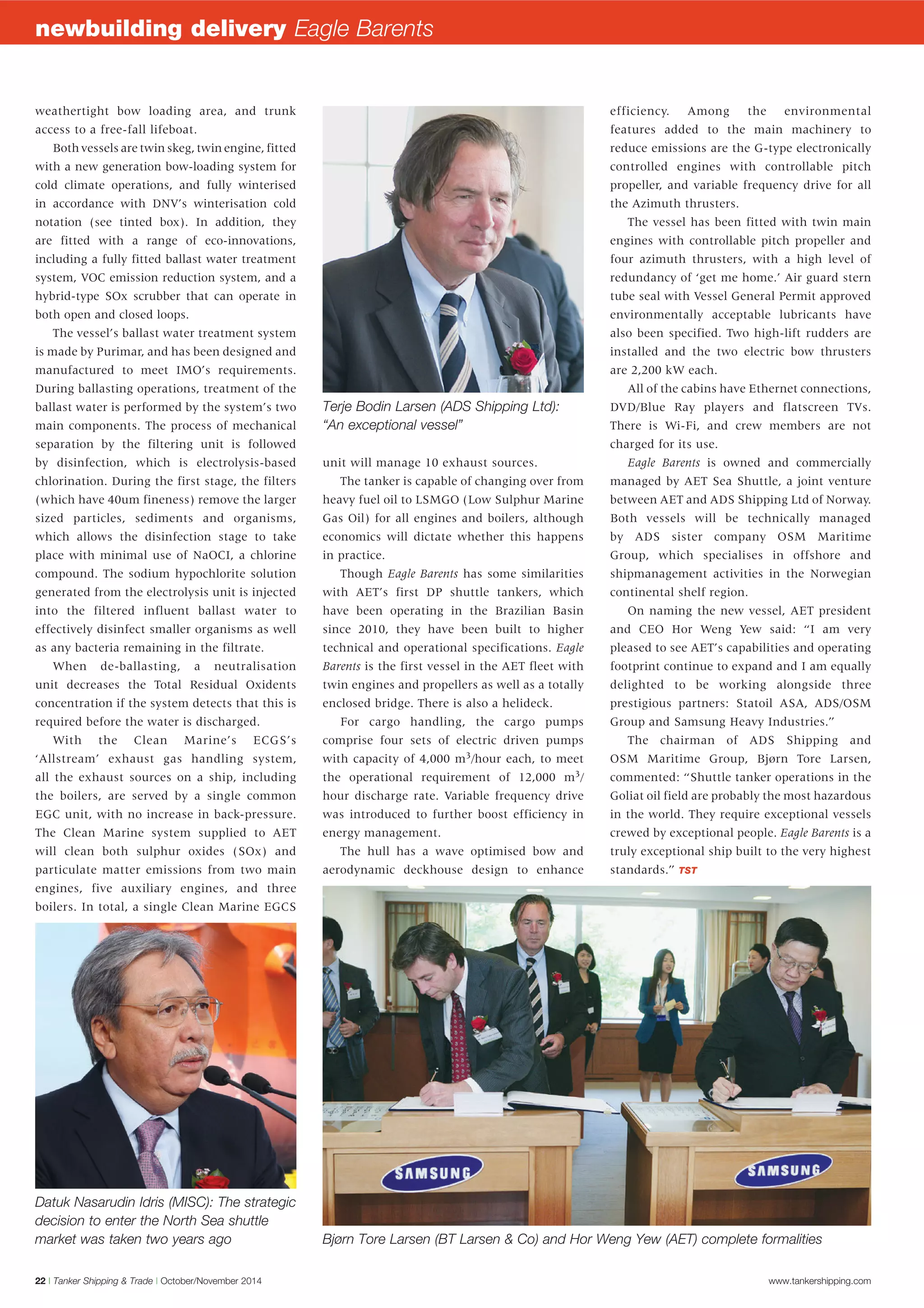 201411tsnteagle-barents | PDF | Business | Business and Finance