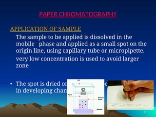 paper chromatography used in instrumental techniques in food technology ...