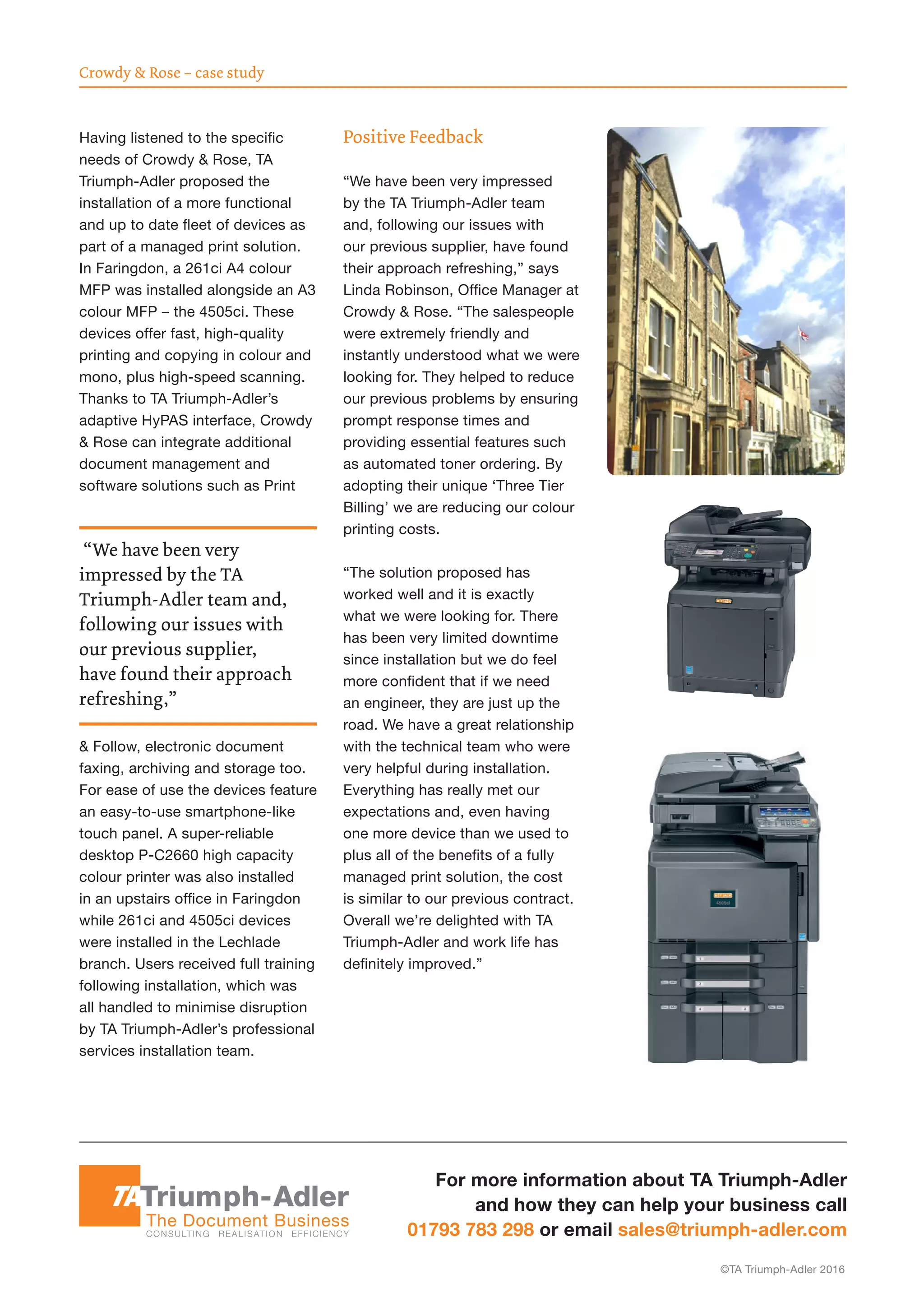 Crowdy and Rose - case study | PDF