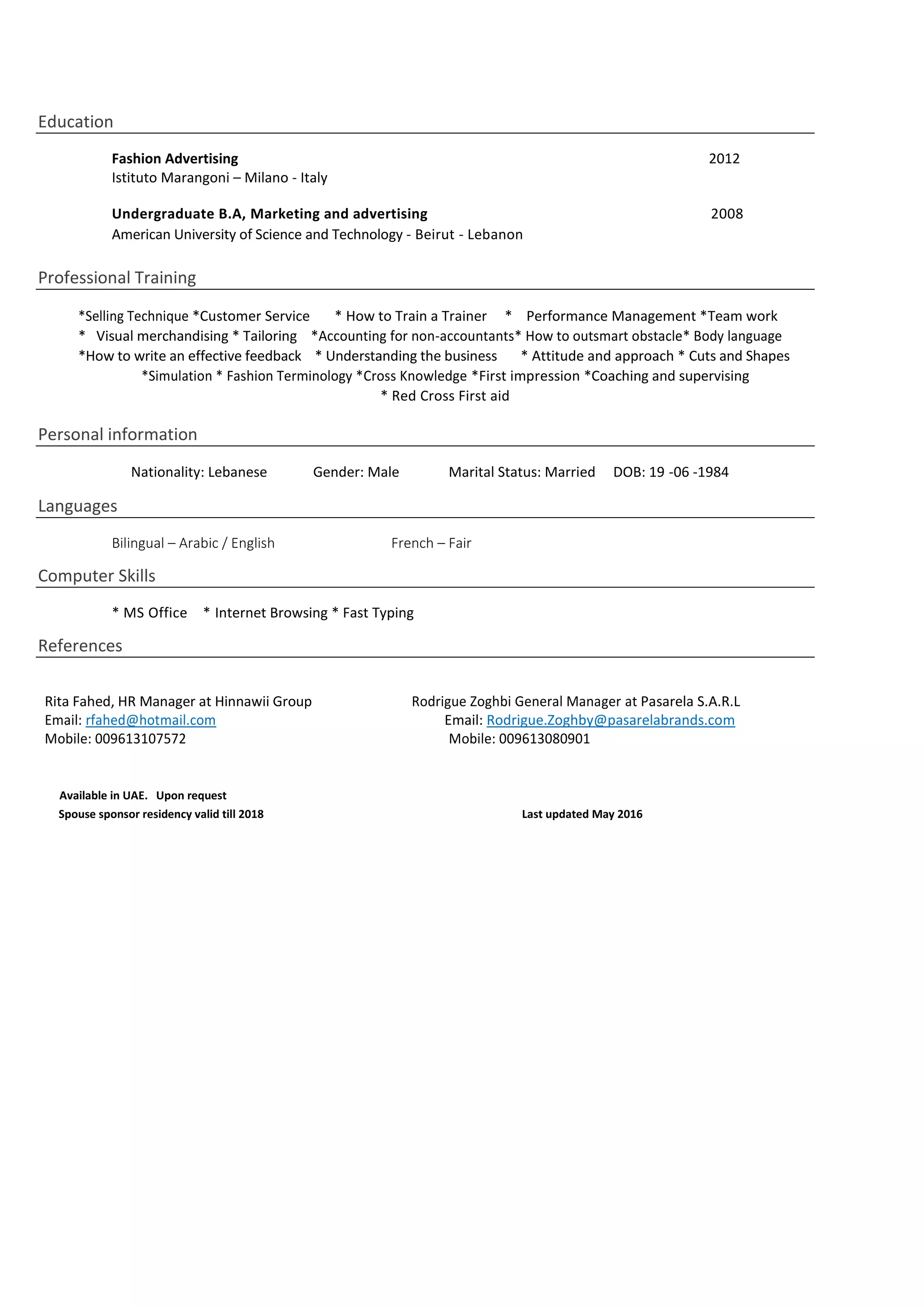 Mounir Moughrabi - Resume | PDF