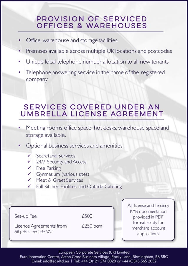 ECS-A4 Services Leaflet | PDF | Free Download