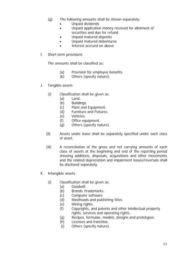 Simplified Schedule VI | PDF