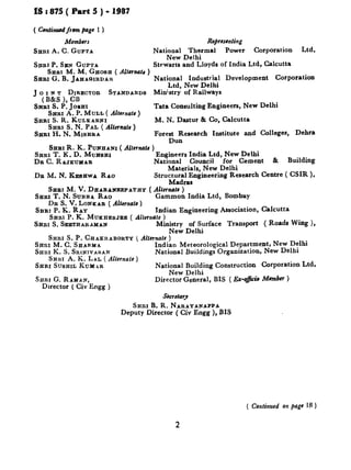 IS 875 5 | PDF