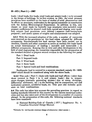 IS 875 5 | PDF