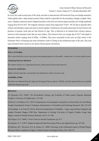 Interpretation of Structural Terrace of Sheets: 303, 304 and 305 using ...