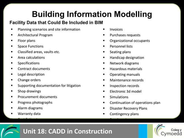 Building Information modeling.ppt | Civil Engineering Industry | Industries