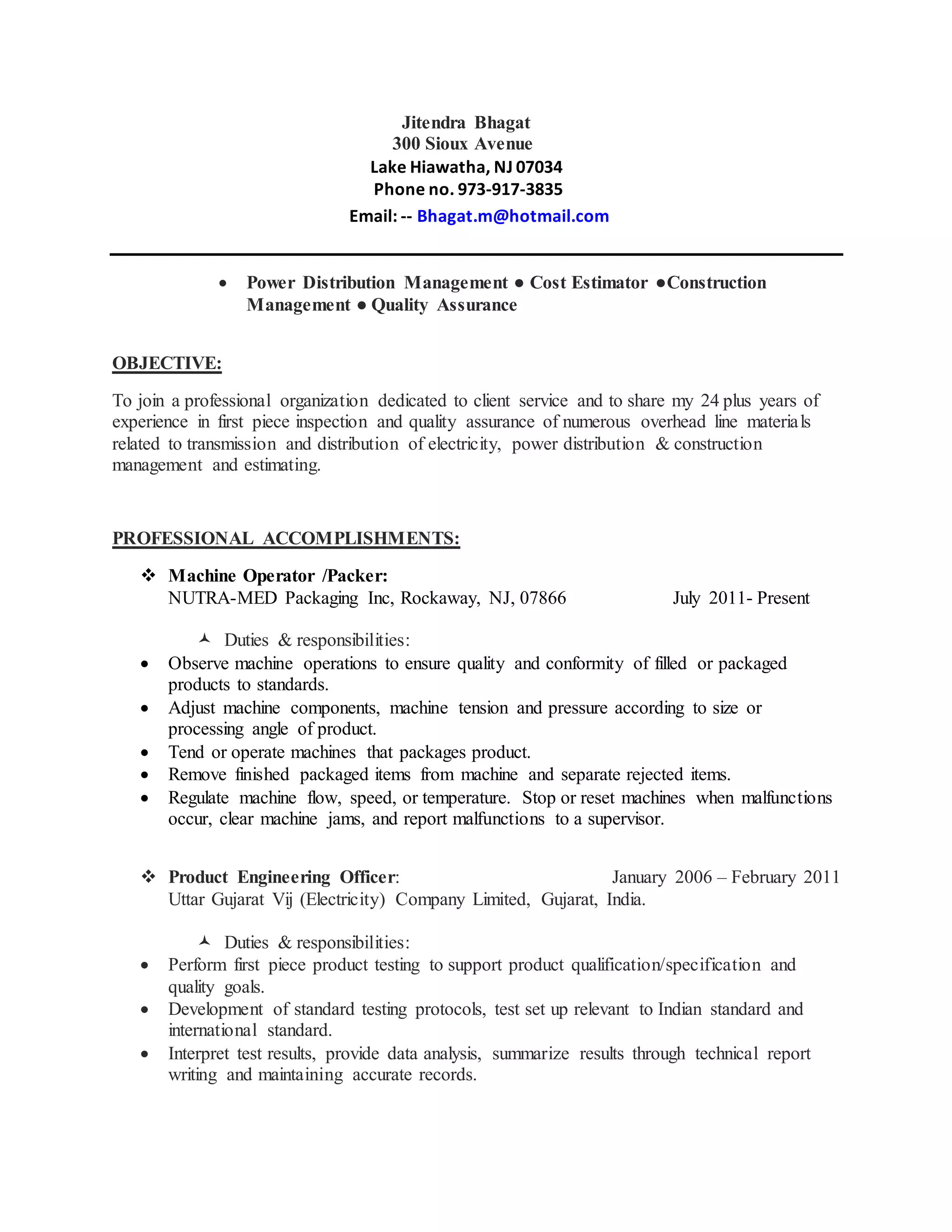 NEW RESUME JB | PDF