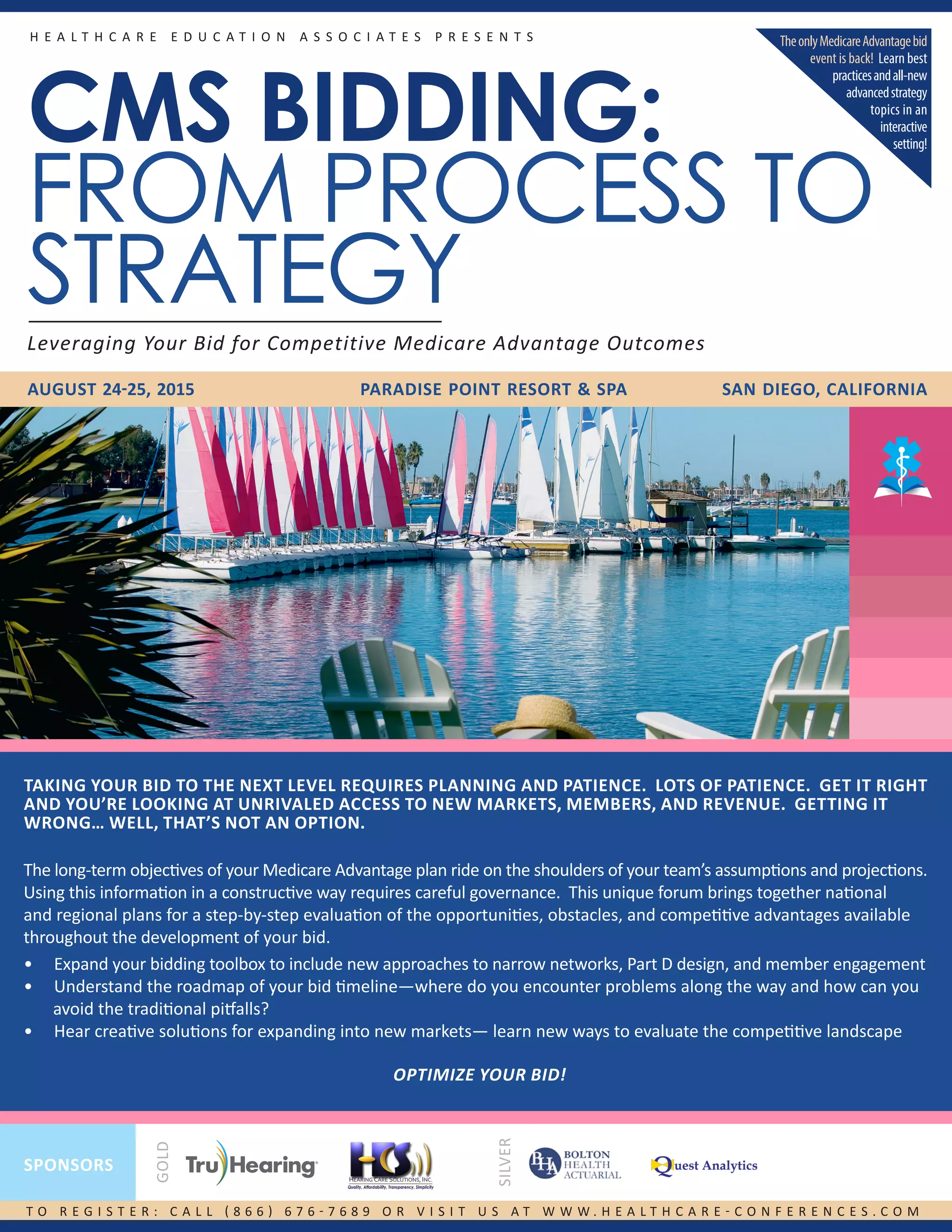 CMS Bidding From Process to Strategy-August 24-25 2015-Paradise Point ...