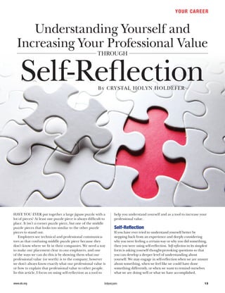 Self-Reflection | PDF