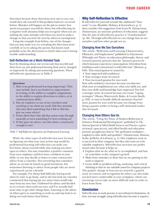 Self-Reflection | PDF